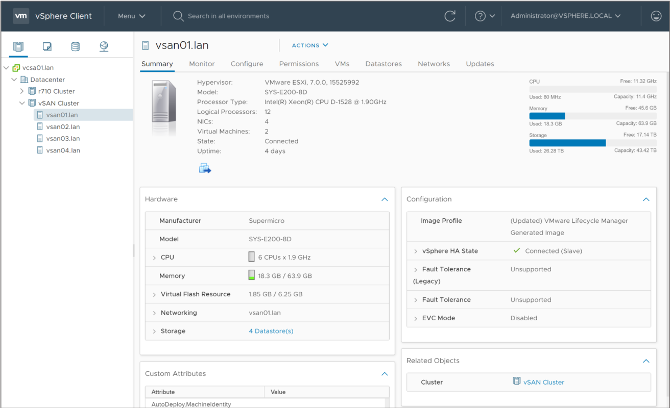 Máy chủ vCenter Server phần 1 - Tự học Vmware vSphere 7